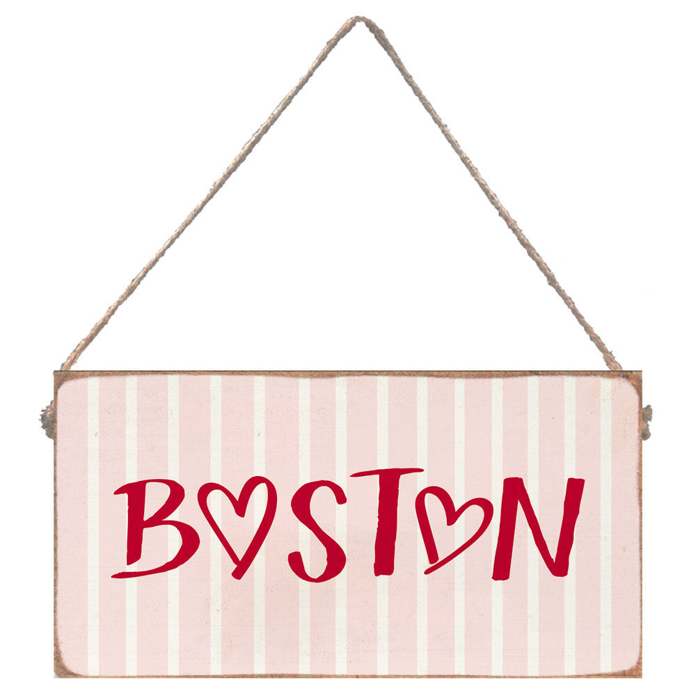 Boston Love | Twine Sign – Rustic Marlin