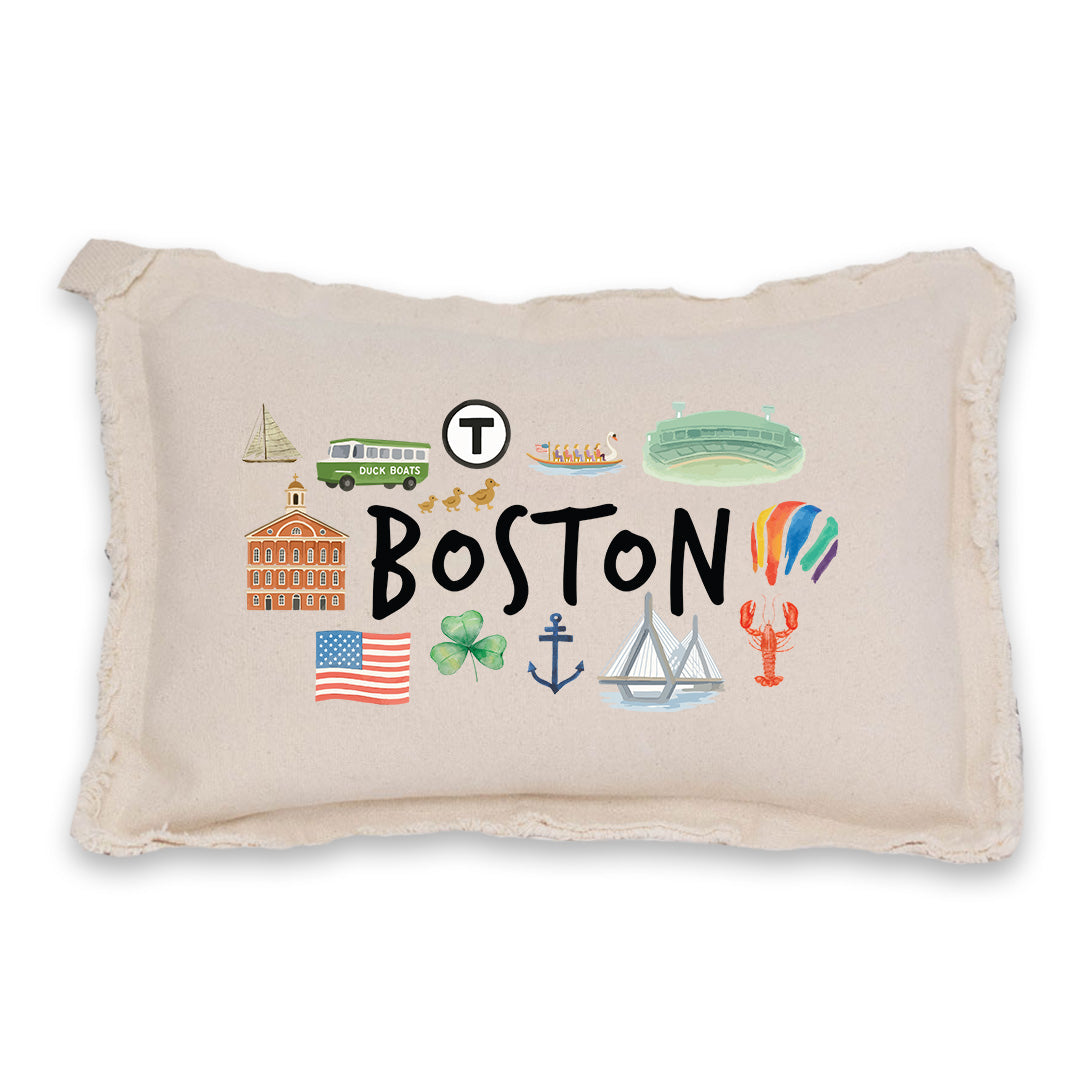 Boston Famous Rectangle Pillow – Rustic Marlin