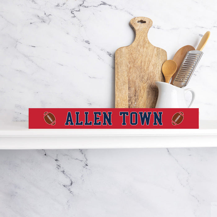 Buffalo Allen Town | Skinny Sign | Rustic Marlin