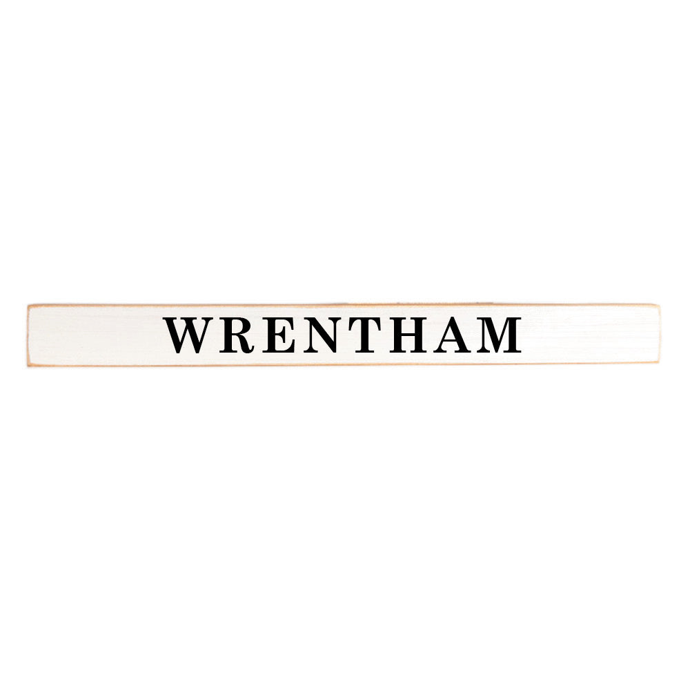 Your Word White/Black Personalized | Skinny Sign | Rustic Marlin