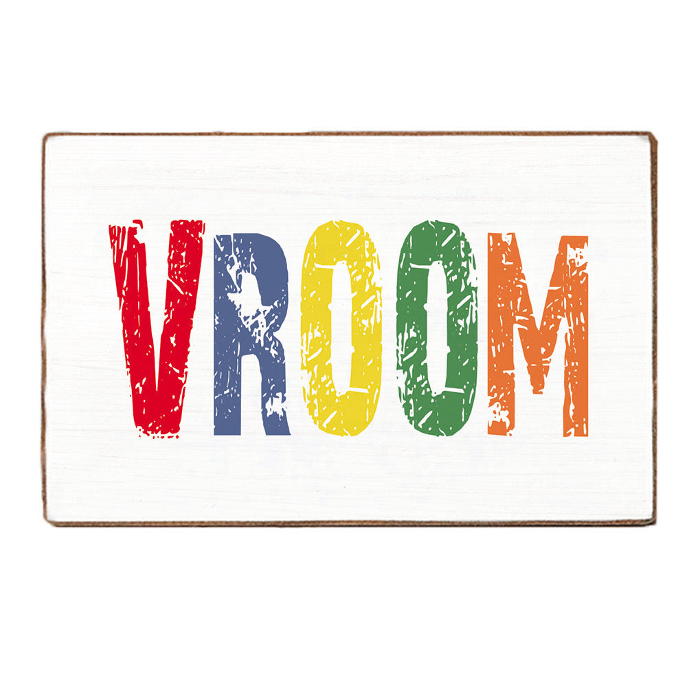 Vroom Wood Block – Rustic Marlin