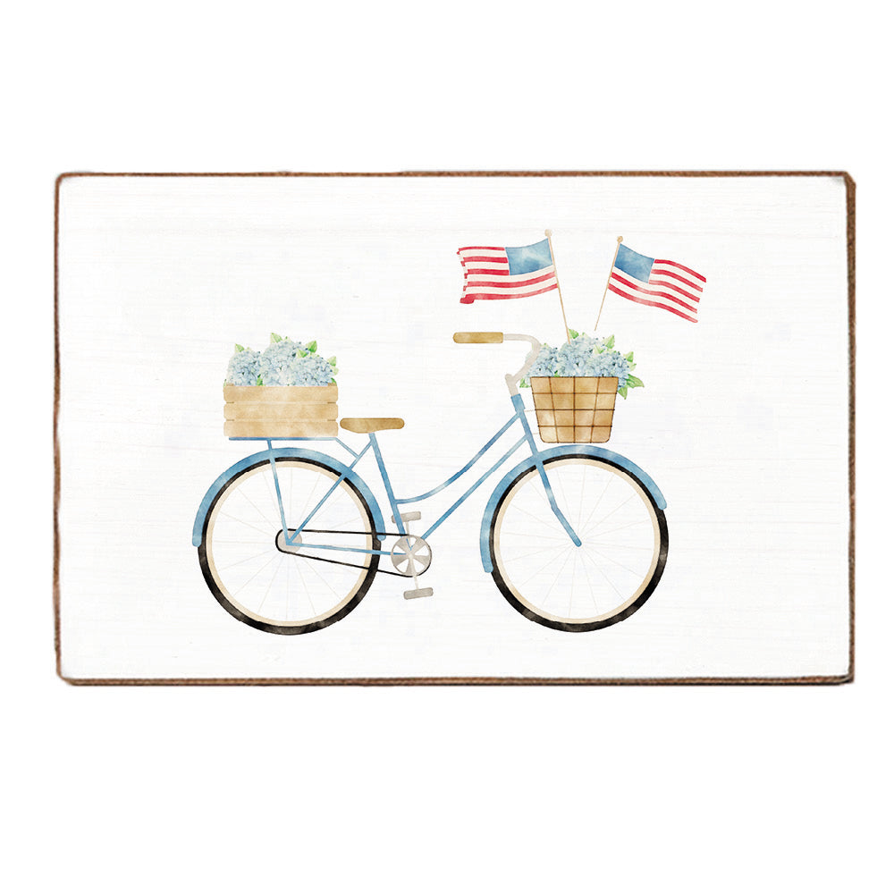 Patriotic Pedals XL Wood Block – Rustic Marlin