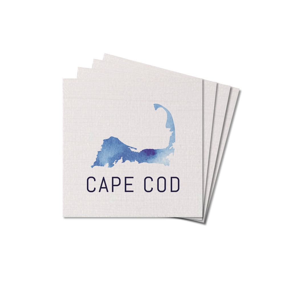 Watercolor Cape Cod Silo Heart Coaster Set – Rustic Marlin