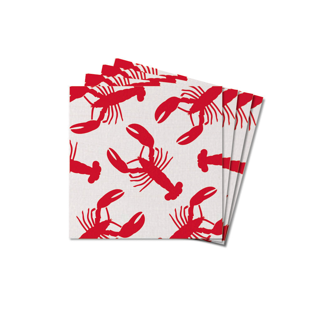 Repeating Lobster Coaster Set – Rustic Marlin