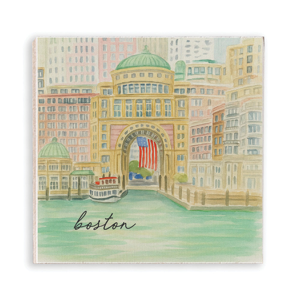 American Boston | Magnet | Rustic Marlin