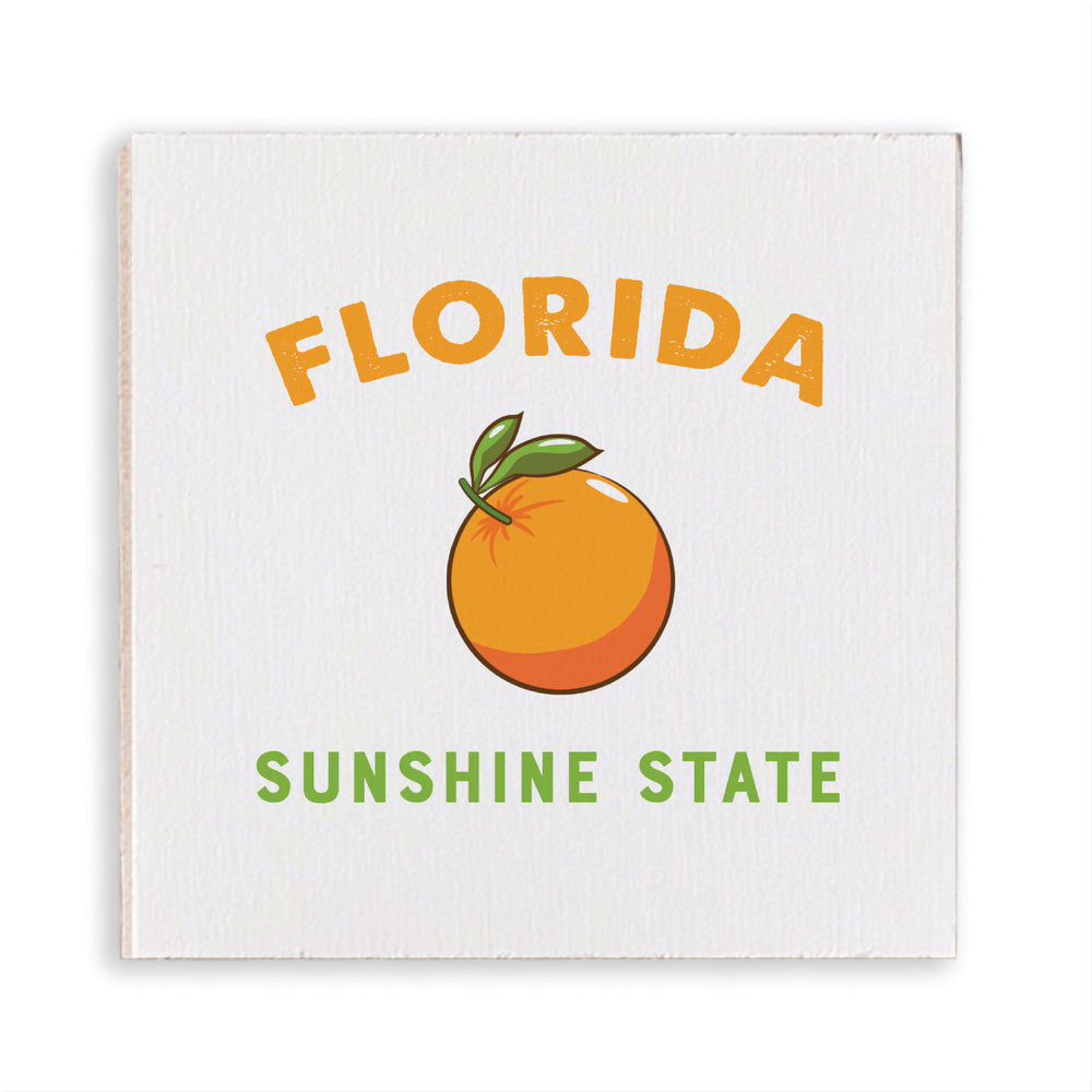 Florida Sunshine State Orange Magnet – Rustic Marlin