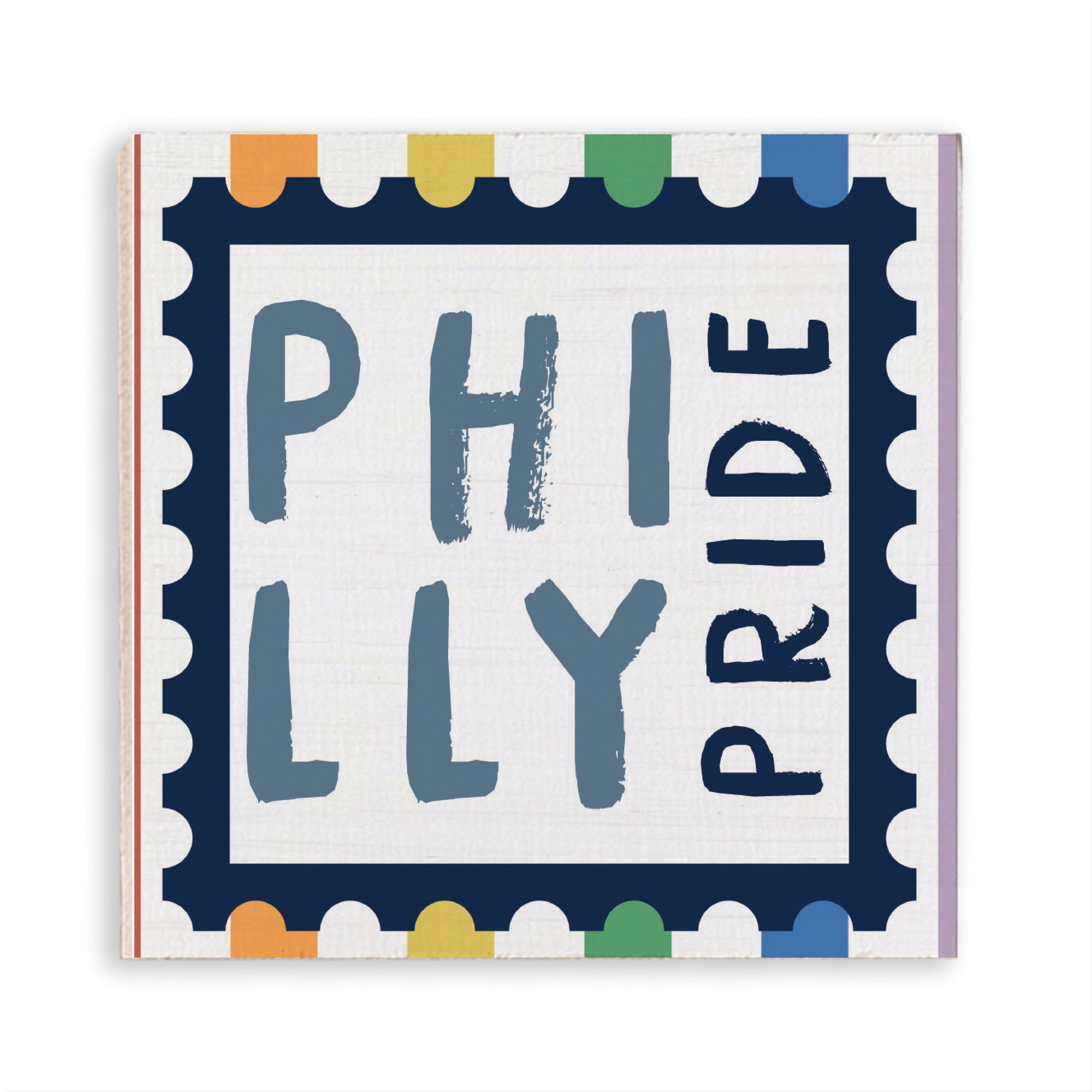 Philly Pride Stamp Magnet – Rustic Marlin