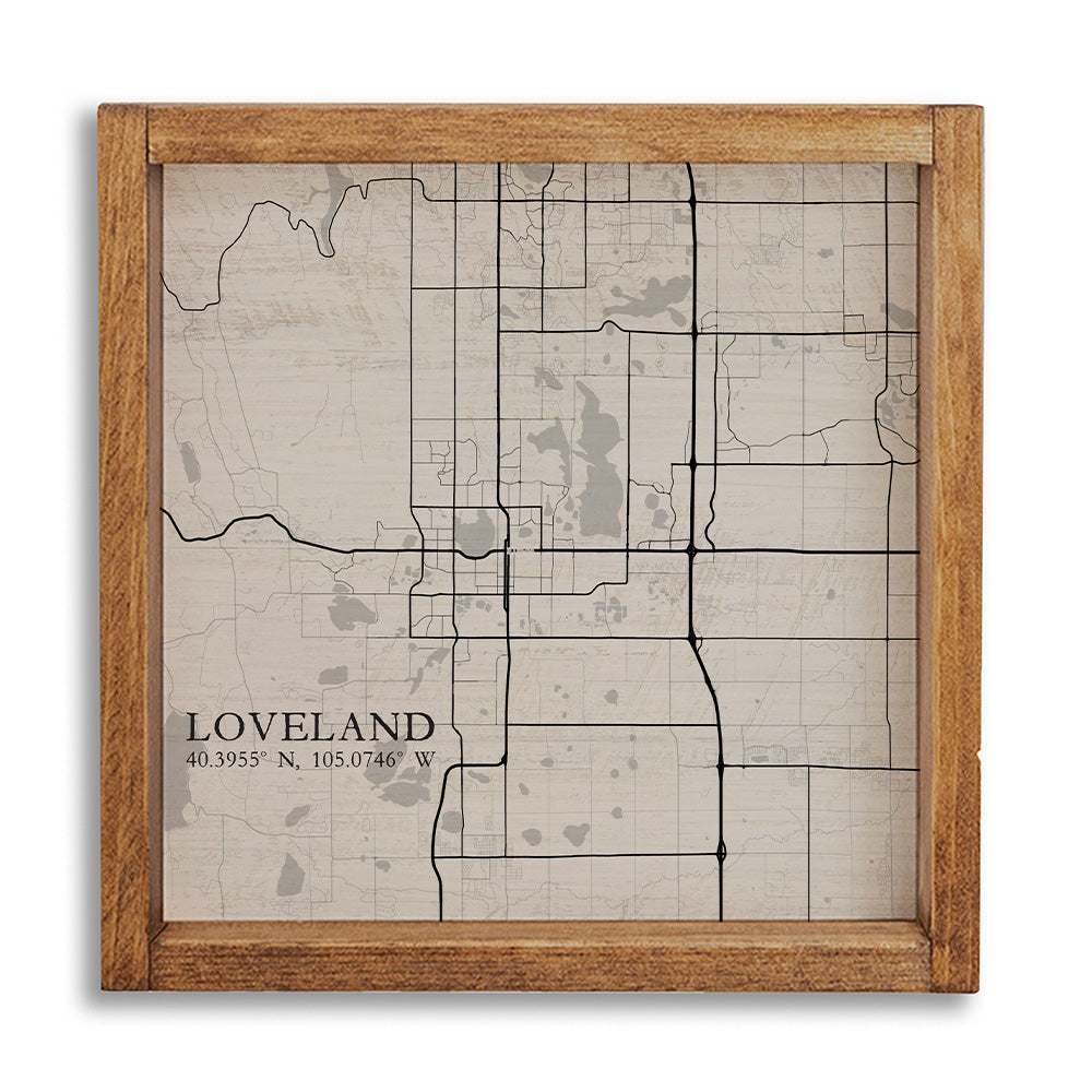 Loveland Chart Grid Wall Art – Rustic Marlin