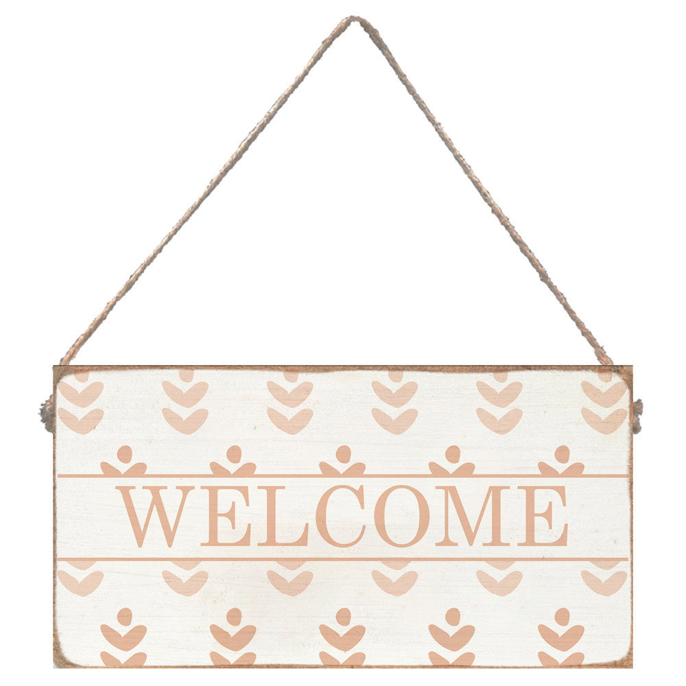 Repeating Floral Twine Sign – Rustic Marlin