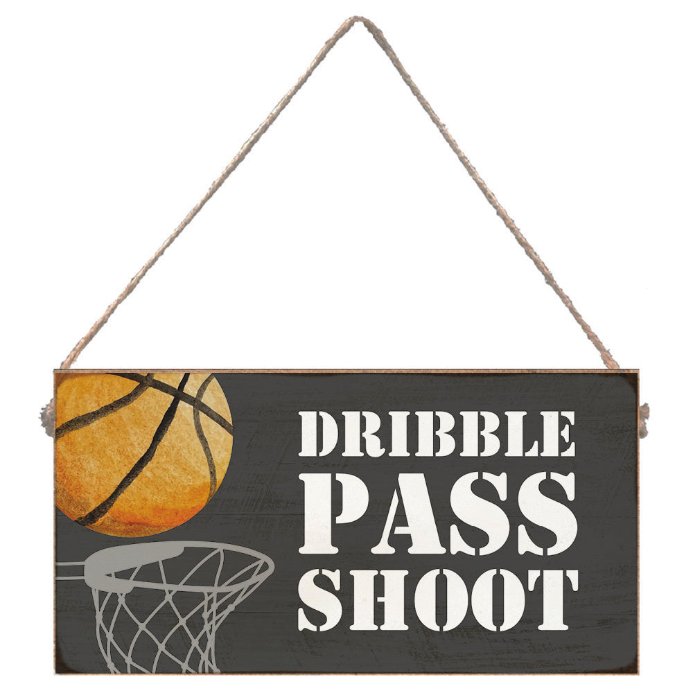 Basketball Twine Sign – Rustic Marlin