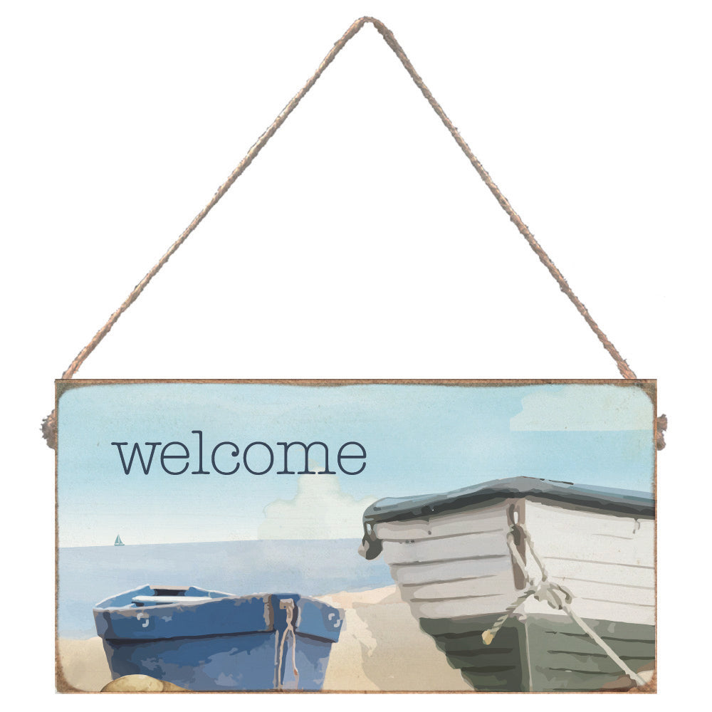 Boats Personalized | Twine Sign | Rustic Marlin