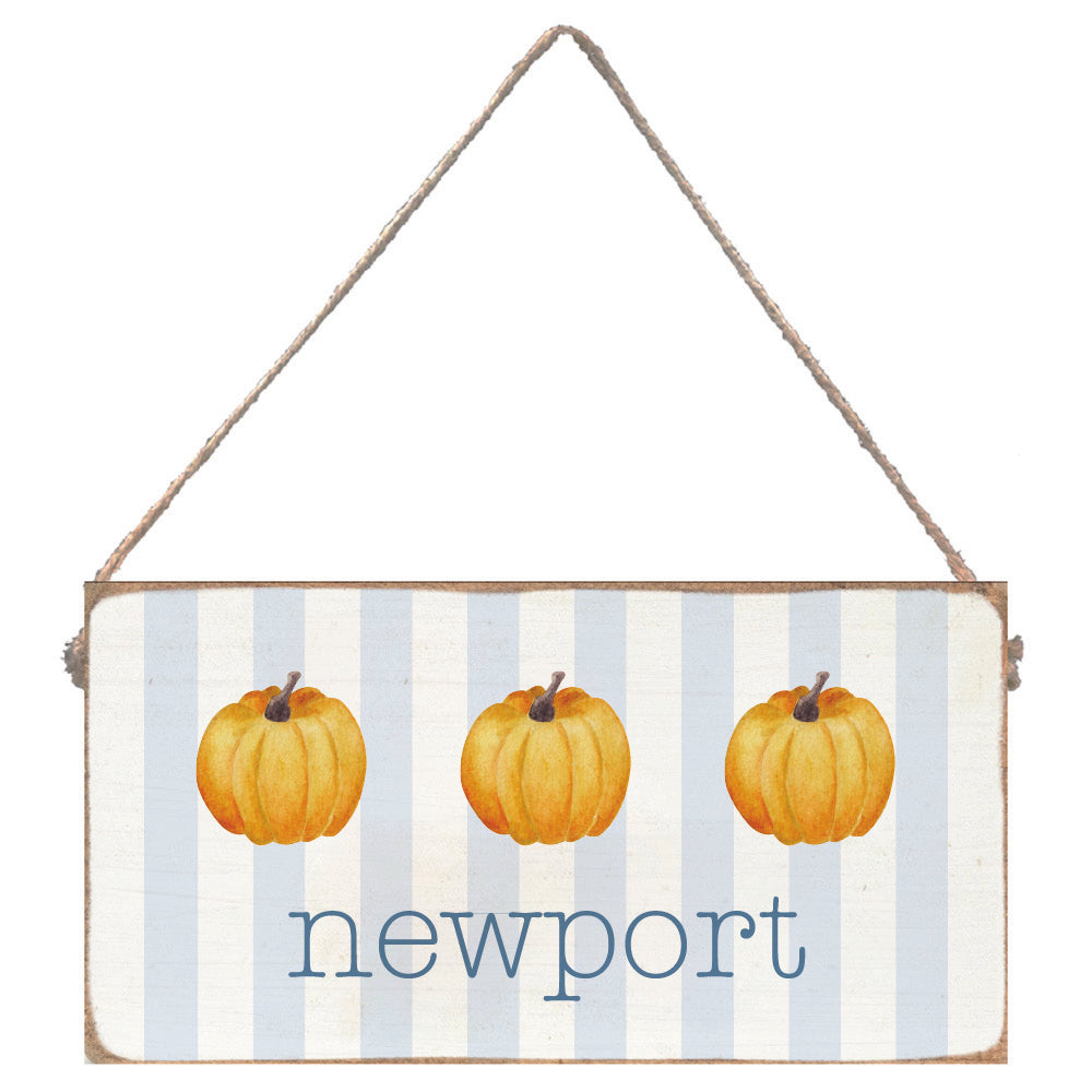 Preppy Pumpkins | Twine Sign | Rustic Marlin