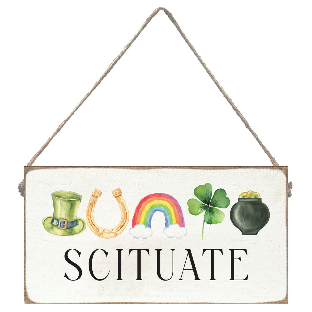 St.Patrick's Day Icons Personalized | Twine Sign – Rustic Marlin