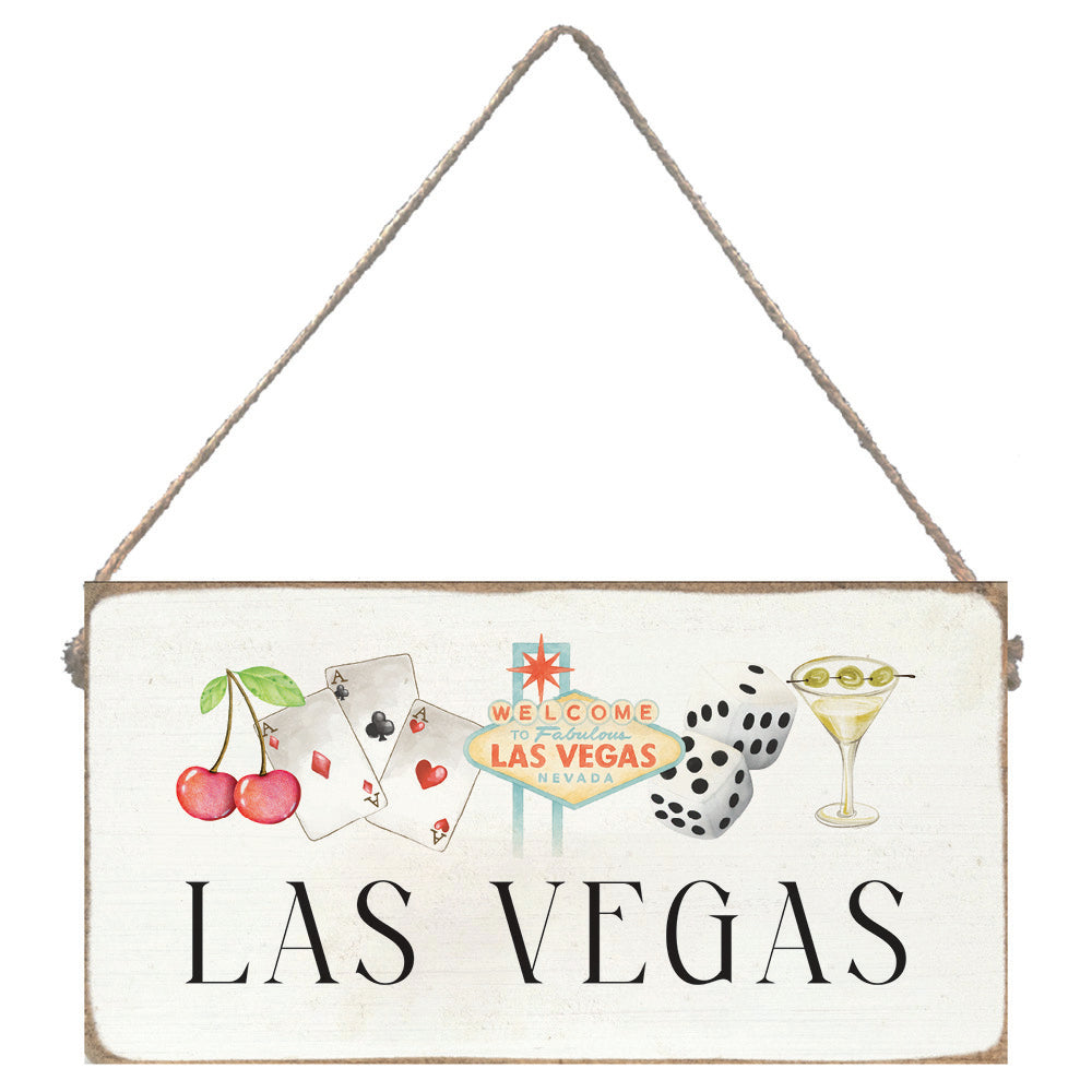 Las Vegas Icons | Twine Sign – Rustic Marlin