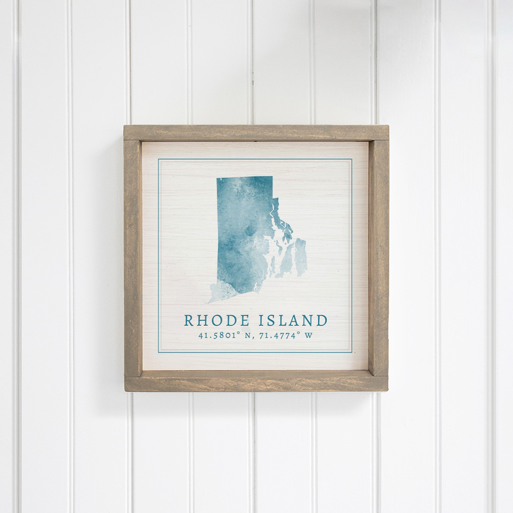 Rhode Island Watercolor Towers Wall Art – Rustic Marlin