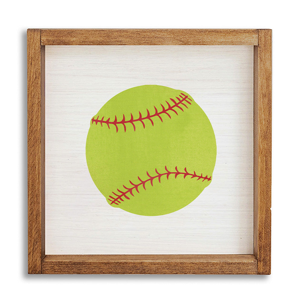 Softball | Wall Art | Rustic Marlin