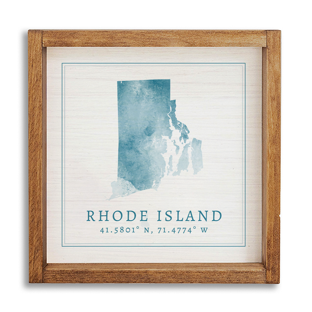 Rhode Island Watercolor Towers Wall Art – Rustic Marlin