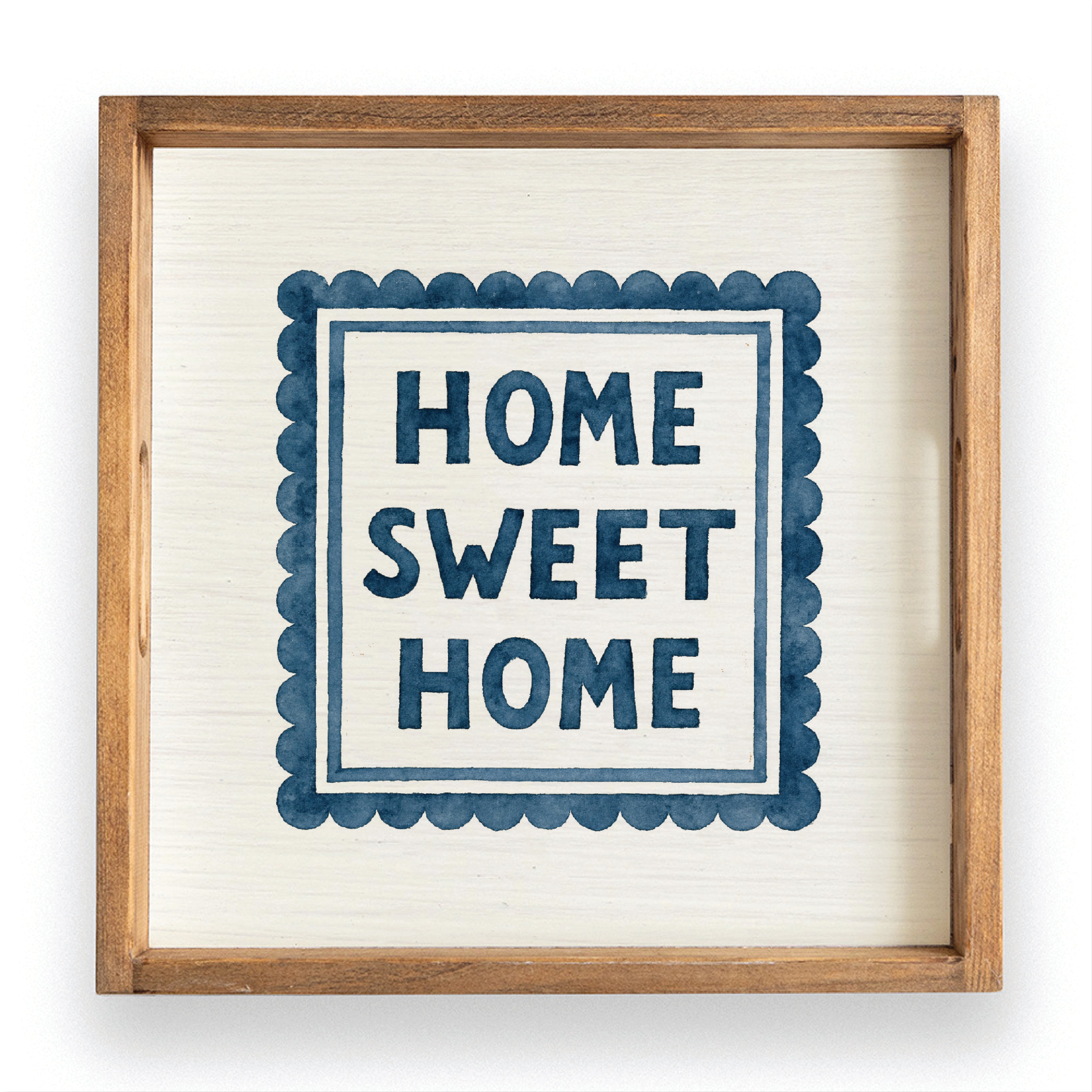 Home Sweet Home Stamp Serving Tray – Rustic Marlin