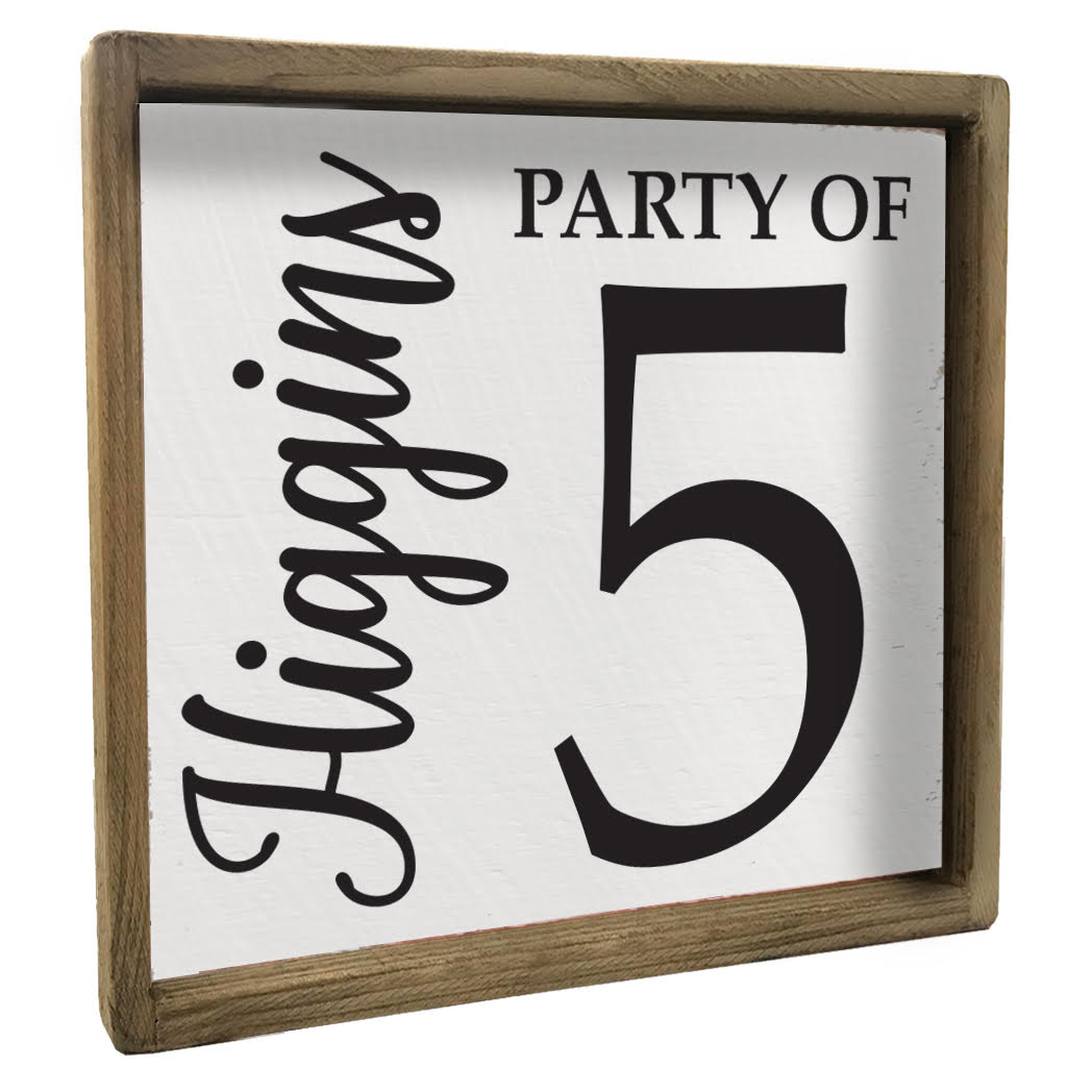 Party Sign – Rustic Marlin